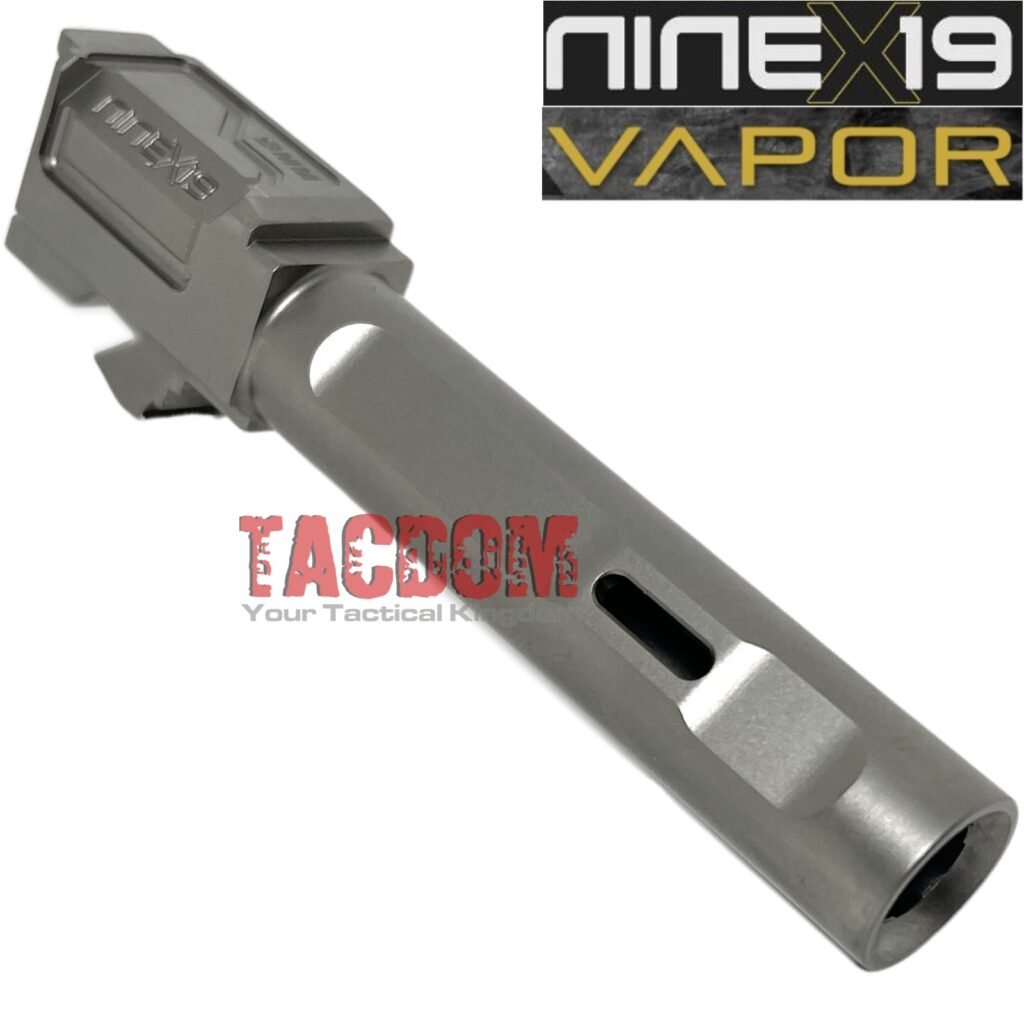 NINEX19 Vapor Ported Slide in SIG GREY & Ported Barrel in GUNMETAL ...