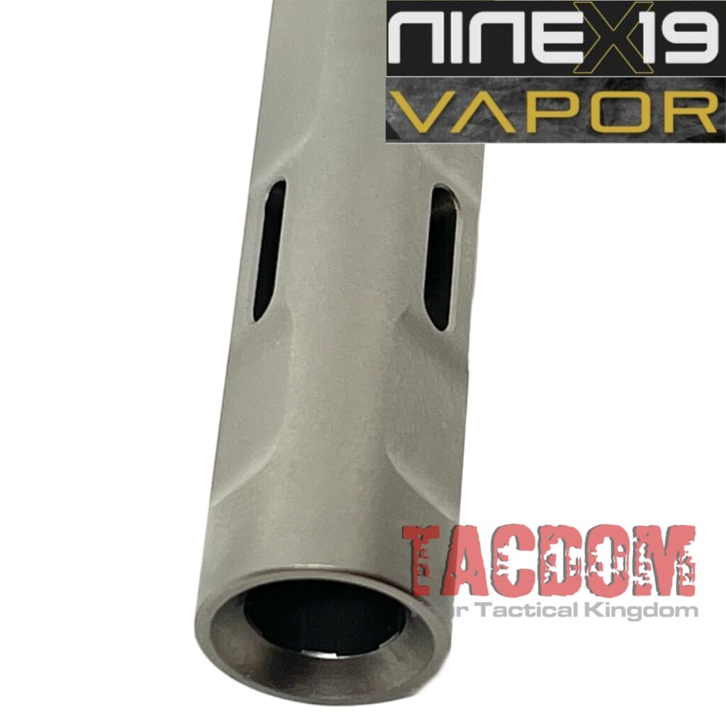 NINEX19 Vapor Ported Slide in SIG GREY & Ported Barrel in GUNMETAL ...
