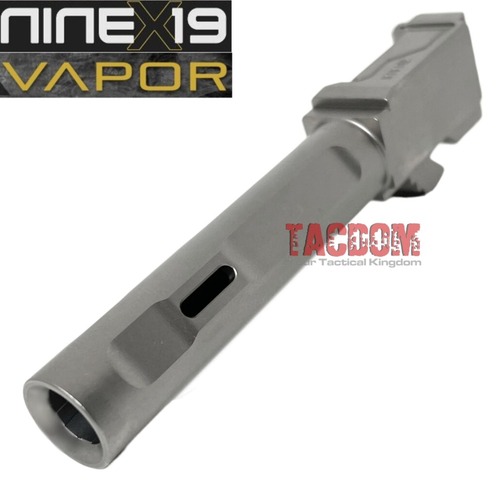 NINEX19 Vapor Ported Slide in SIG GREY & Ported Barrel in GUNMETAL ...