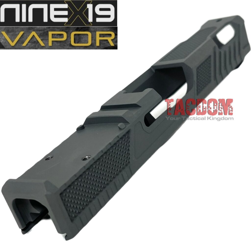 NINEX19 Vapor Ported Slide in SIG GREY & Ported Barrel in GUNMETAL ...
