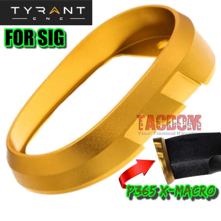 TYRANT DESIGNS CNC ALUMINUM FLARED BLACK MAGWELL for SIG P365 X-MACRO ...