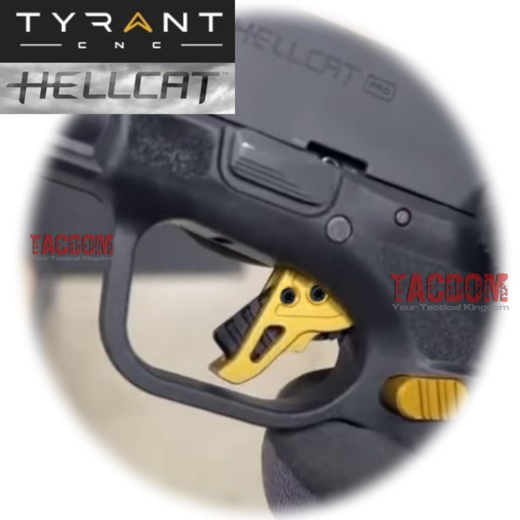 TYRANT DESIGNS I.T.T.S GOLD BLACK TRIGGER SHOE for SPRINGFIELD HELLCAT ...