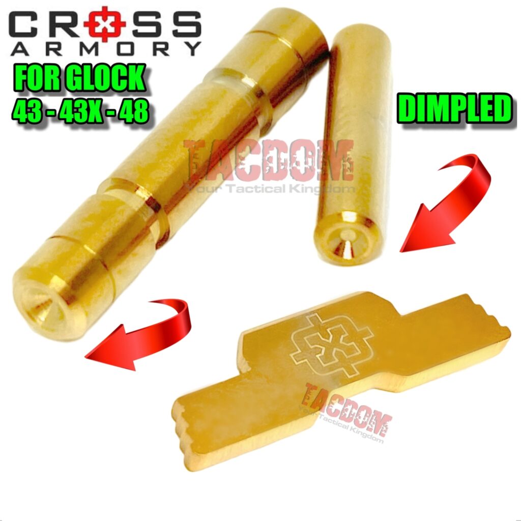 Cross Armory GOLD UPGRADE Performance Kit for GLOCK 43 Extended Slide ...