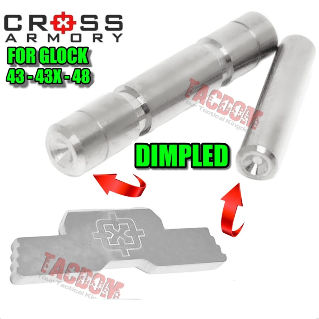 Cross Armory SILVER UPGRADE Performance Kit for GLOCK 43 Extended Slide ...