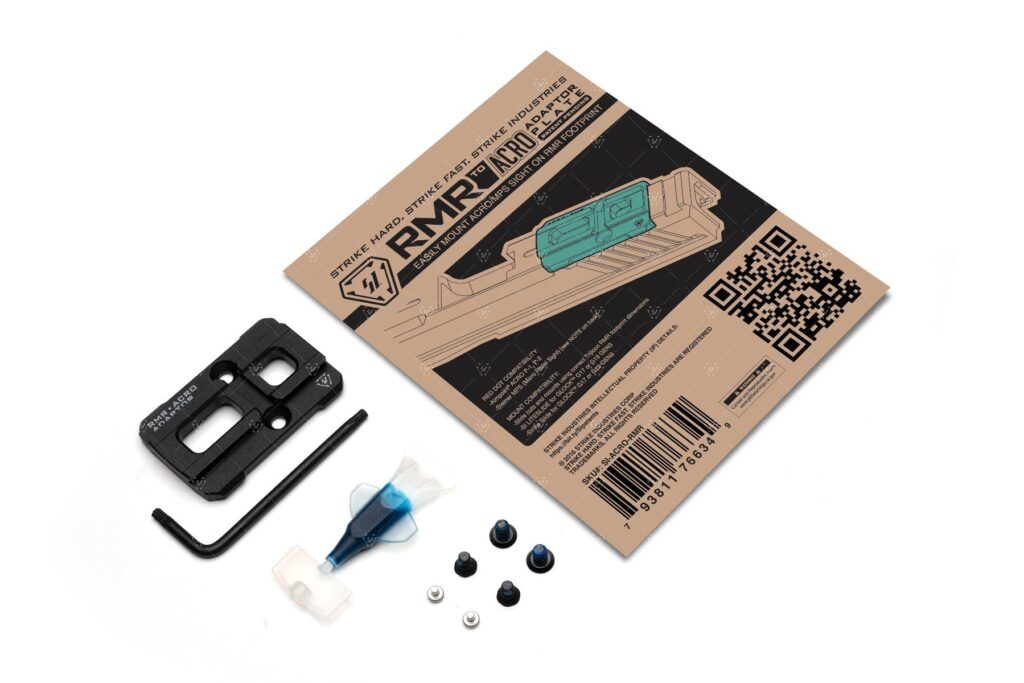 Strike Industries RMR to ACRO Adaptor Adapter Plate – GLOCK – SIG ...