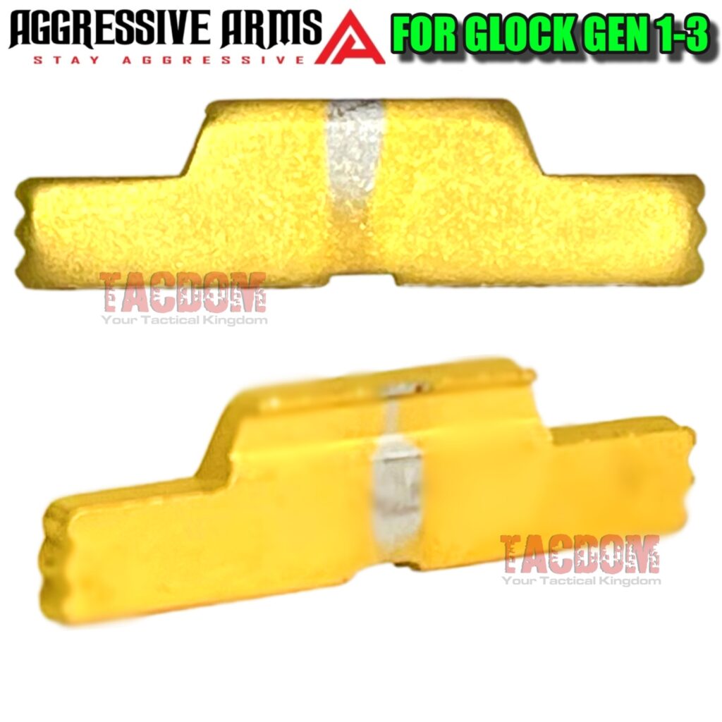 AGGRESSIVE ARMS GOLD PVD DIMPLE PINS – SLIDE LOCK – SLIDE STOP CATCH ...