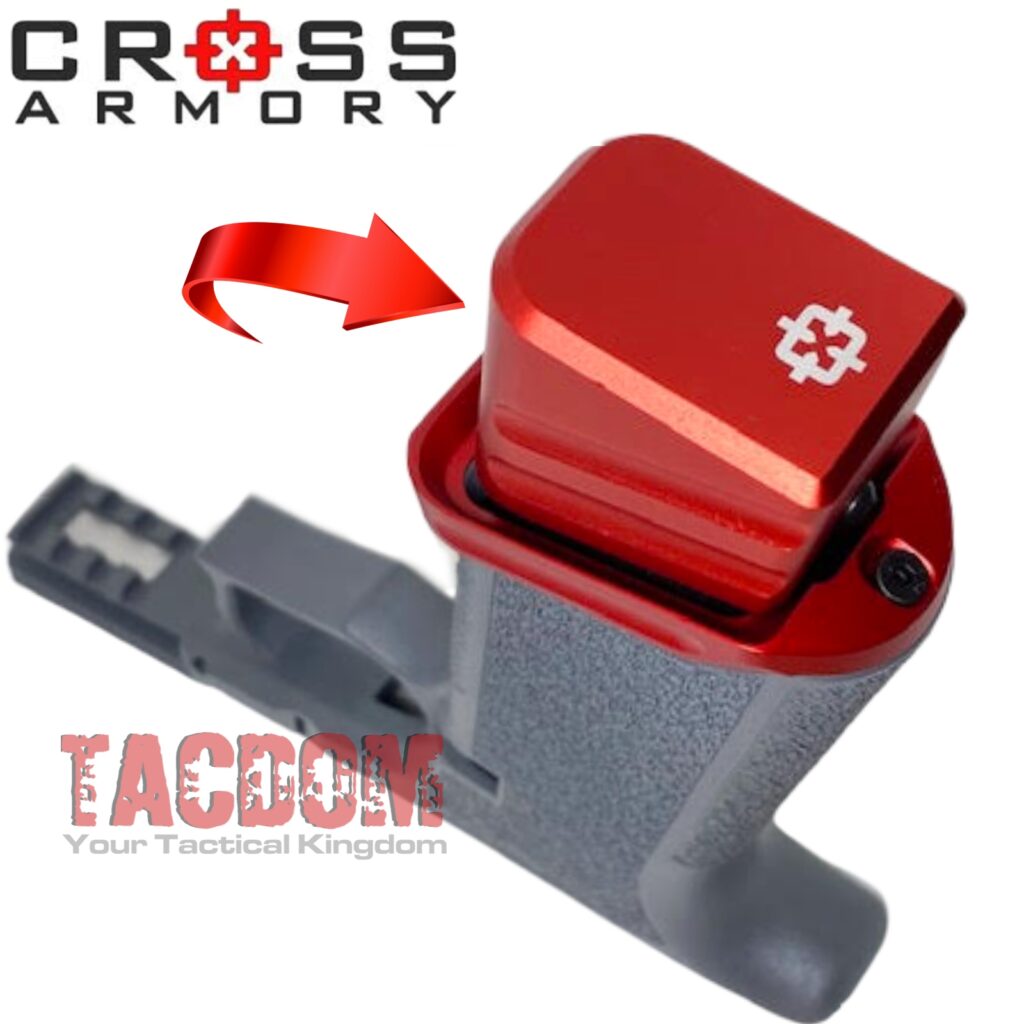 Cross Armory RED +5/+4 Grip Extension Pad plate Magazine for Glock 17 ...
