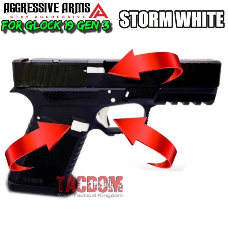 AGGRESSIVE ARMS USA STORM WHITE Upper Slide and Lower Parts Kit for ...