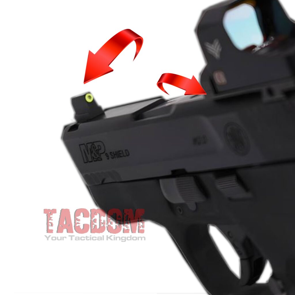 DOVE Mounting Solutions for S&W Smith & Wesson SHIELD RMSc Slide Sight ...