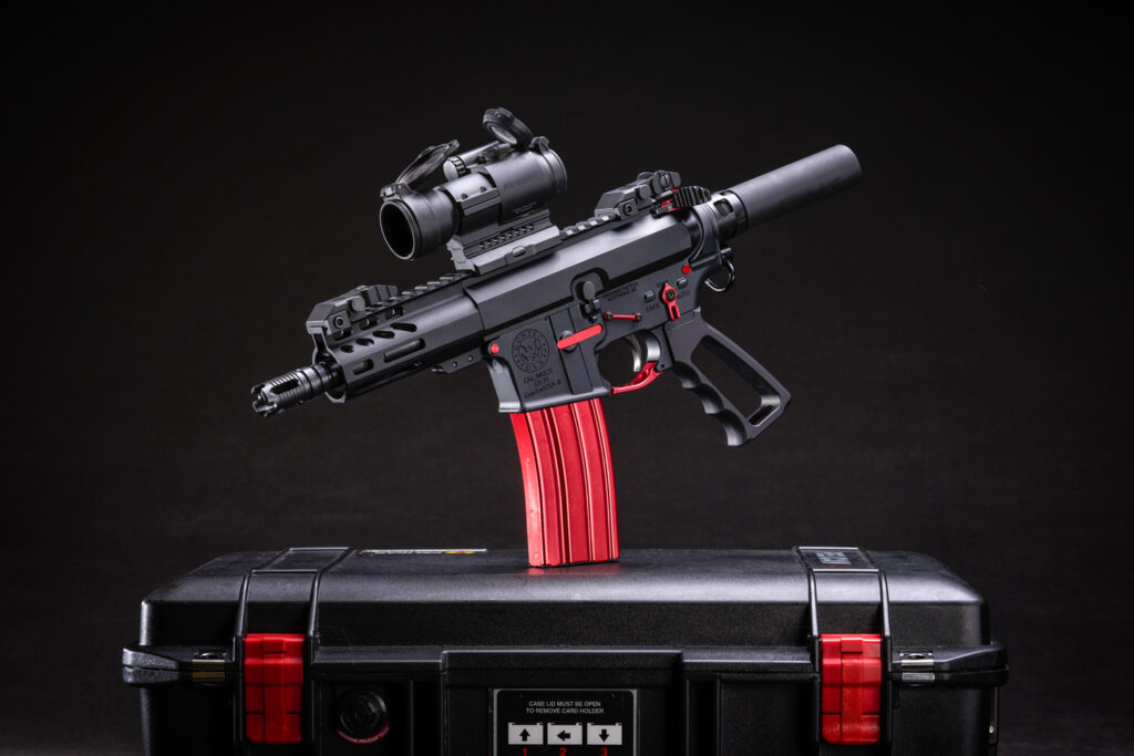 ULTRALIGHT SERIES SKELETONIZED ALUMINUM PISTOL GRIP (GEN 2) ANODIZED ...