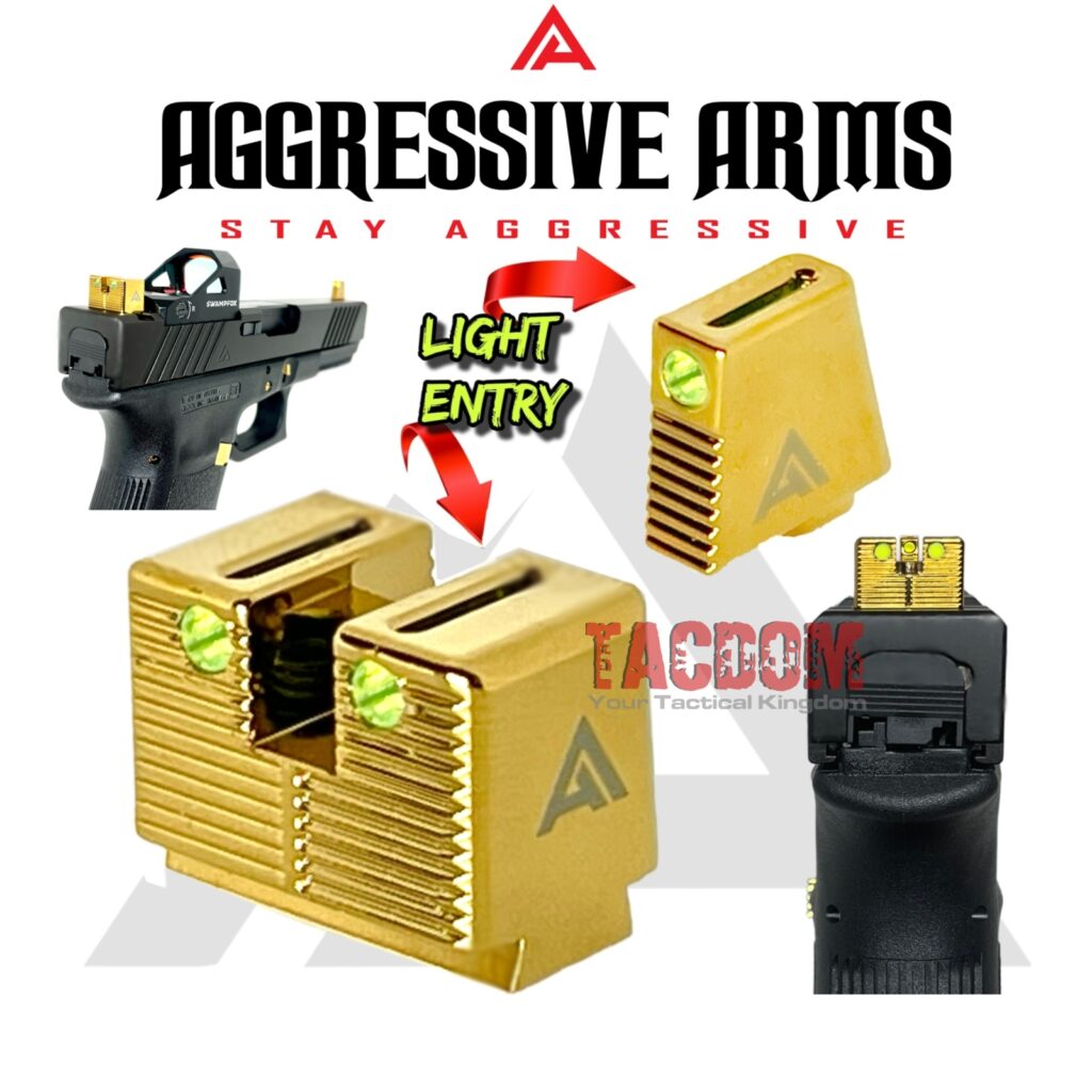 Strike Industries POLYMER SPBUS BUIS Back Up Sights Flip up Down ...