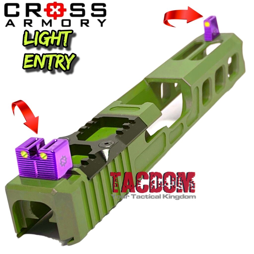 Cross Armory TOP LIGHT GATHERING 3 POINT Tall Suppressor Stainless ...