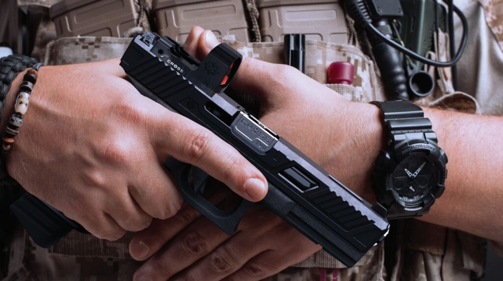 CROSS ARMORY SHADOW RED Optics MICRO REFLEX Sight RMSc Pattern CUT ...