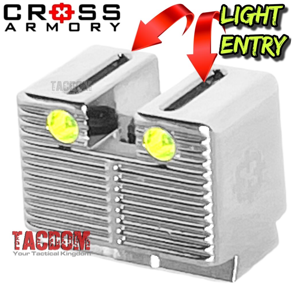 Cross Armory TOP LIGHT GATHERING 3 POINT Tall Suppressor Stainless ...
