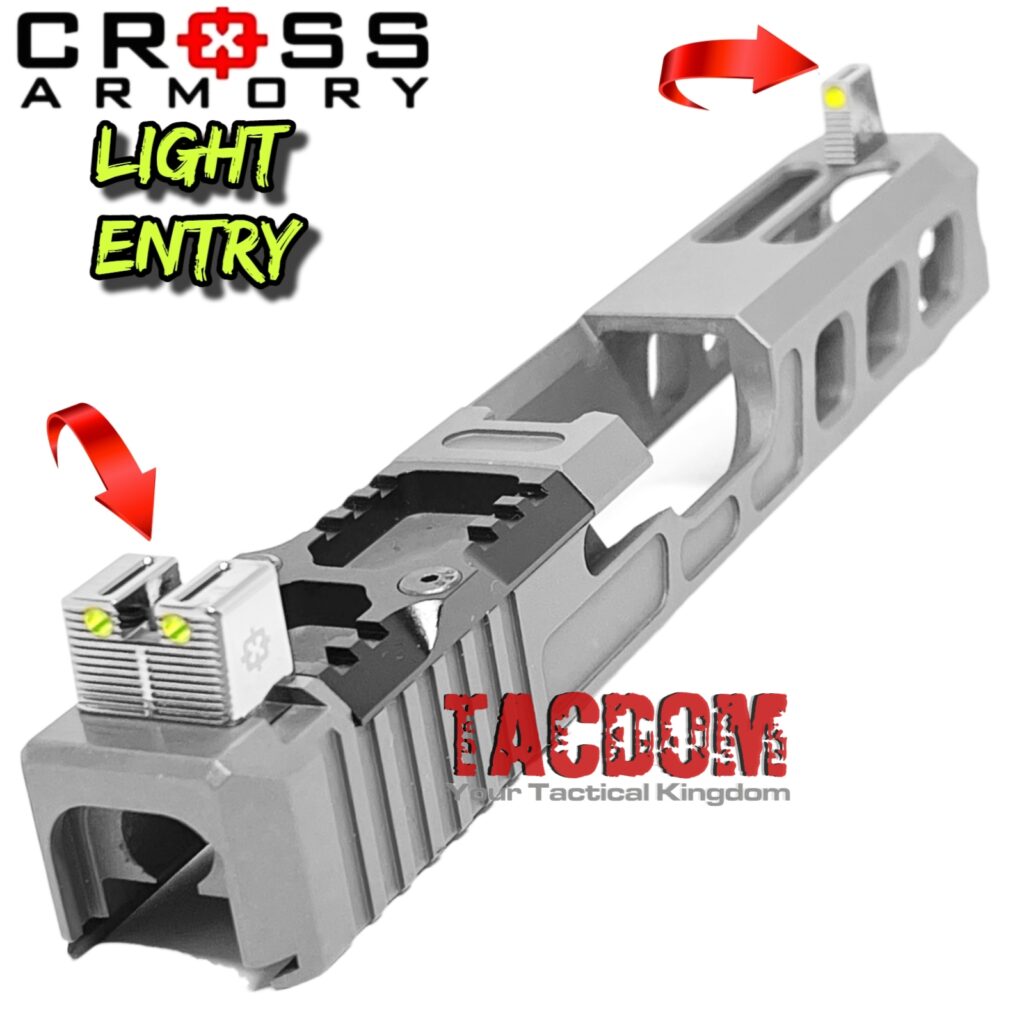 Cross Armory TOP LIGHT GATHERING 3 POINT Tall Suppressor Stainless ...