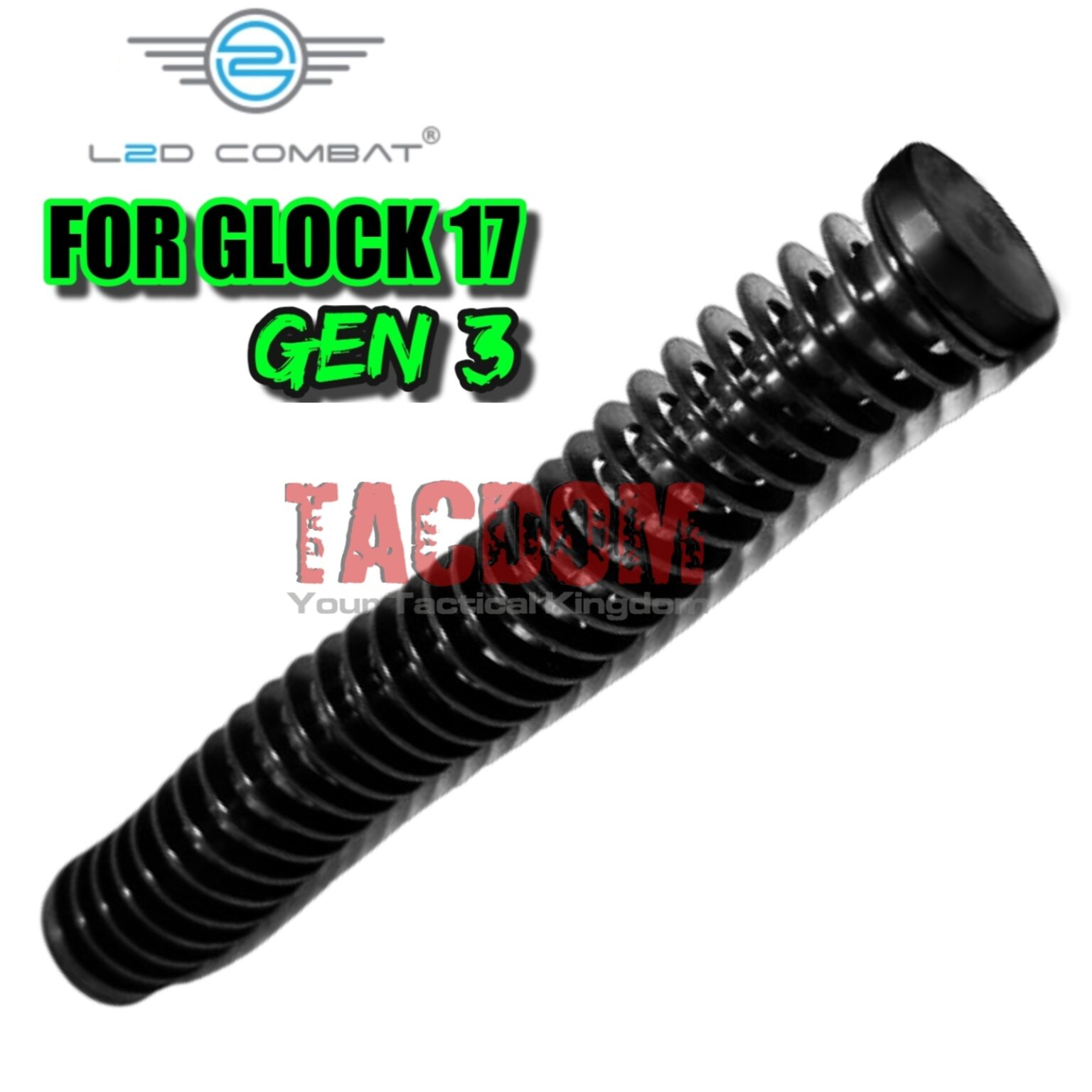 L2D Combat FLUTED GUIDE ROD Assembly V2 for GLOCK 17 Gen 3 -17LB Spring ...