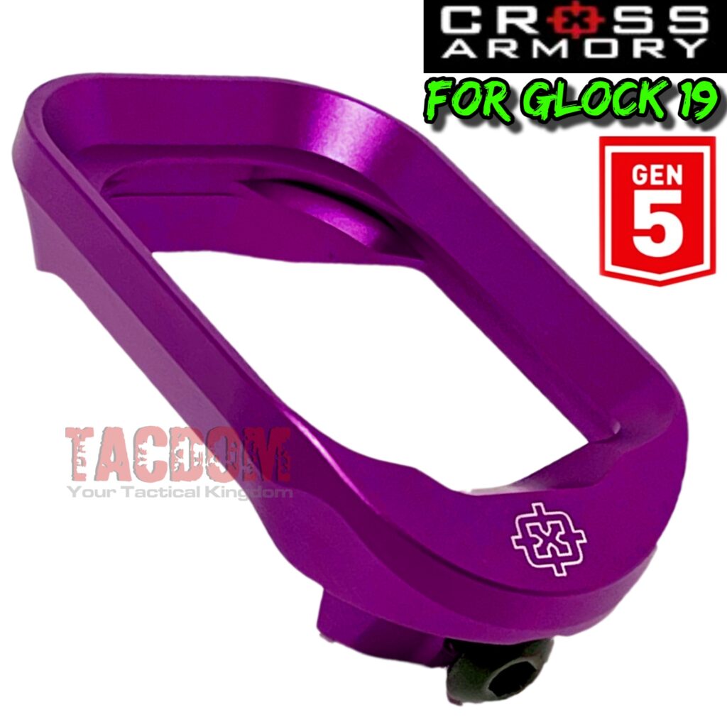 Cross Armory Enhanced Glock Gen 5 19 & 23 CNC Aluminum Flared Magwell ...