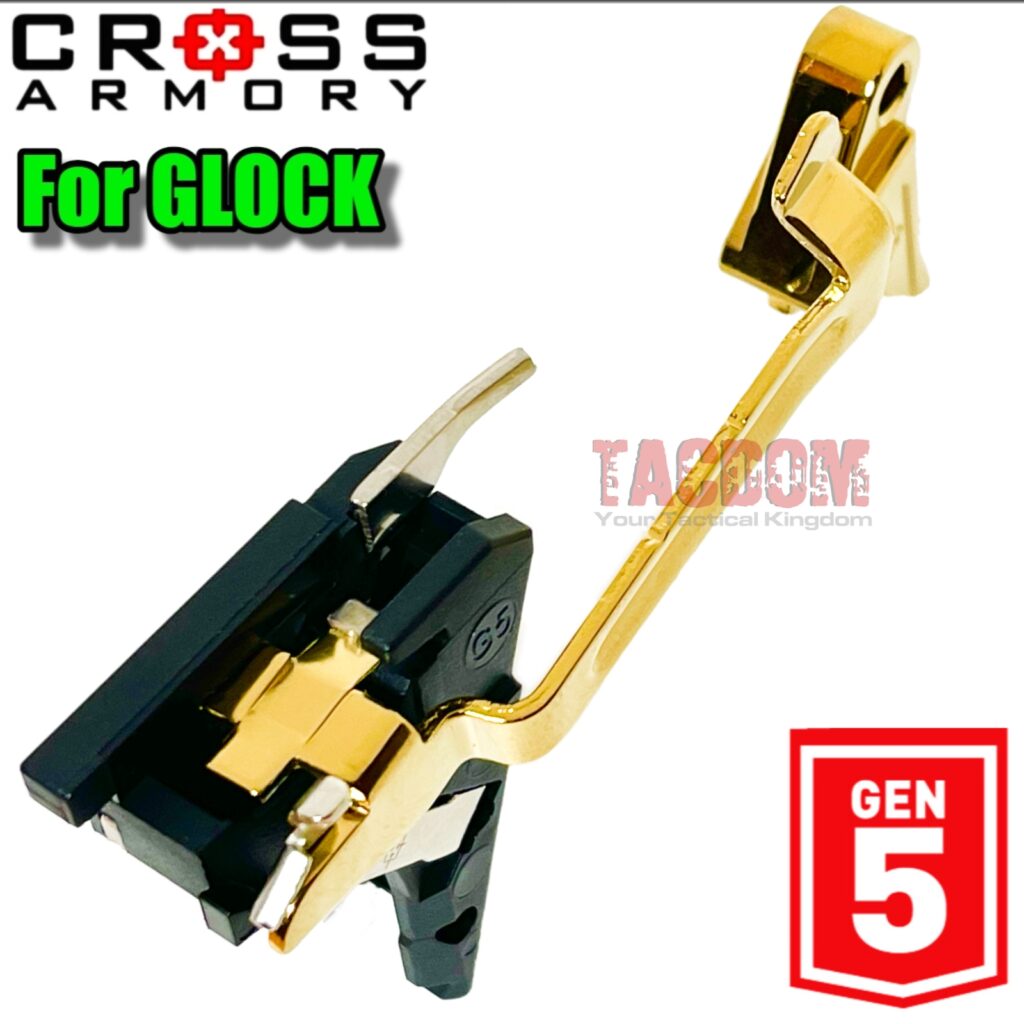 CROSS ARMORY USA “Drop-In” Flat Face Trigger for Glock GEN 5 – 17 / 19 ...