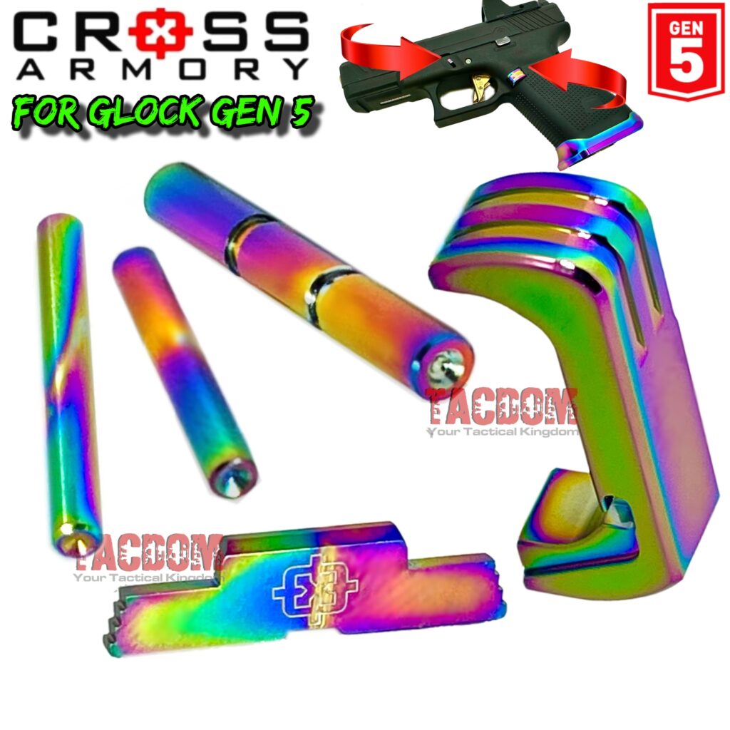 Cross Armory Enhanced Glock Gen 5 19 & 23 CNC Aluminum Flared Magwell ...