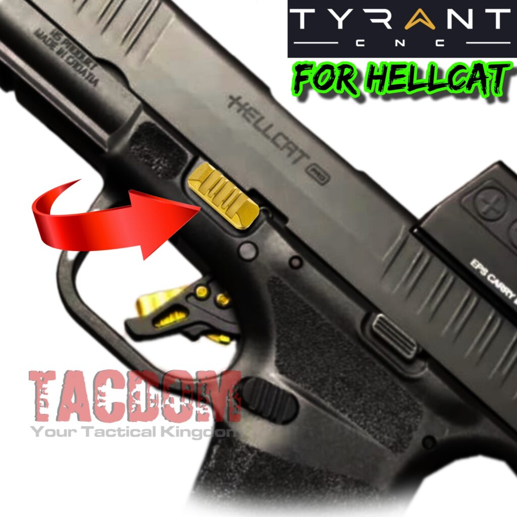 Tyrant Designs GOLD Enhanced Take down Lever for Springfield Hellcat ...