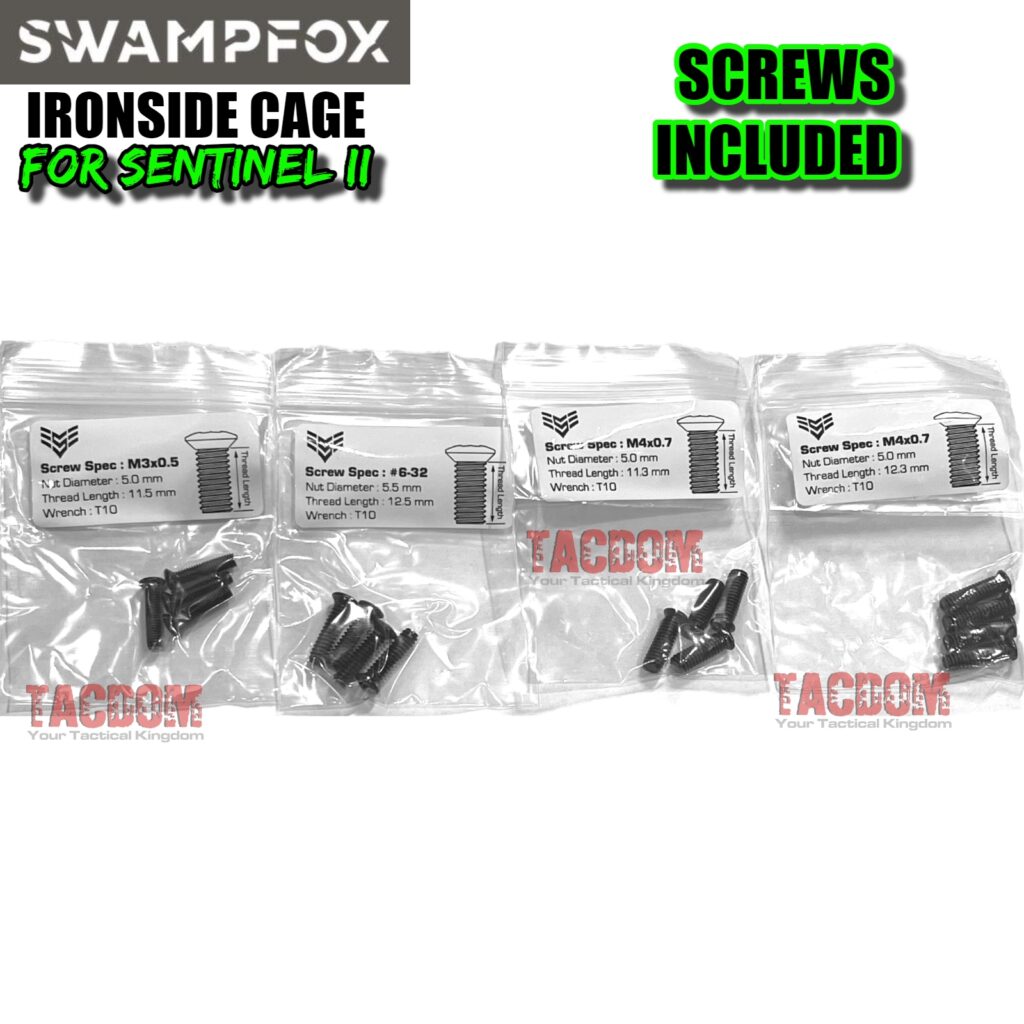 Swamp Fox IRONSIDE STAINLESS STEEL – BLACKEND SHIELD for the SENTINEL ...