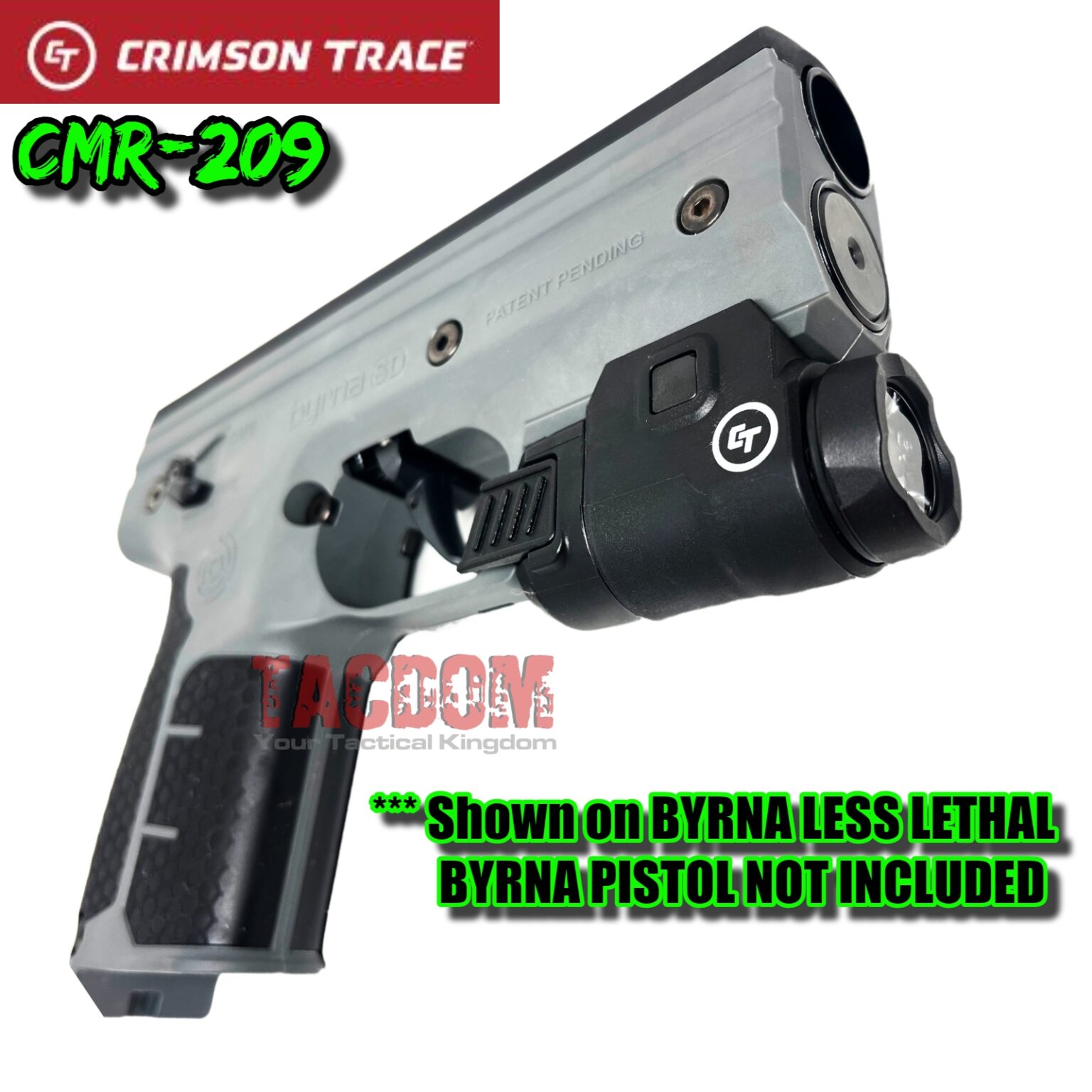 CMR-209 RAIL MASTER® UNIVERSAL PISTOL LIGHT for Glock – S&W – SIG SAUER ...