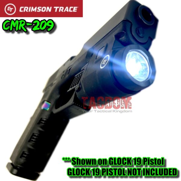 CMR-209 RAIL MASTER® UNIVERSAL PISTOL LIGHT for Glock – S&W – SIG SAUER ...
