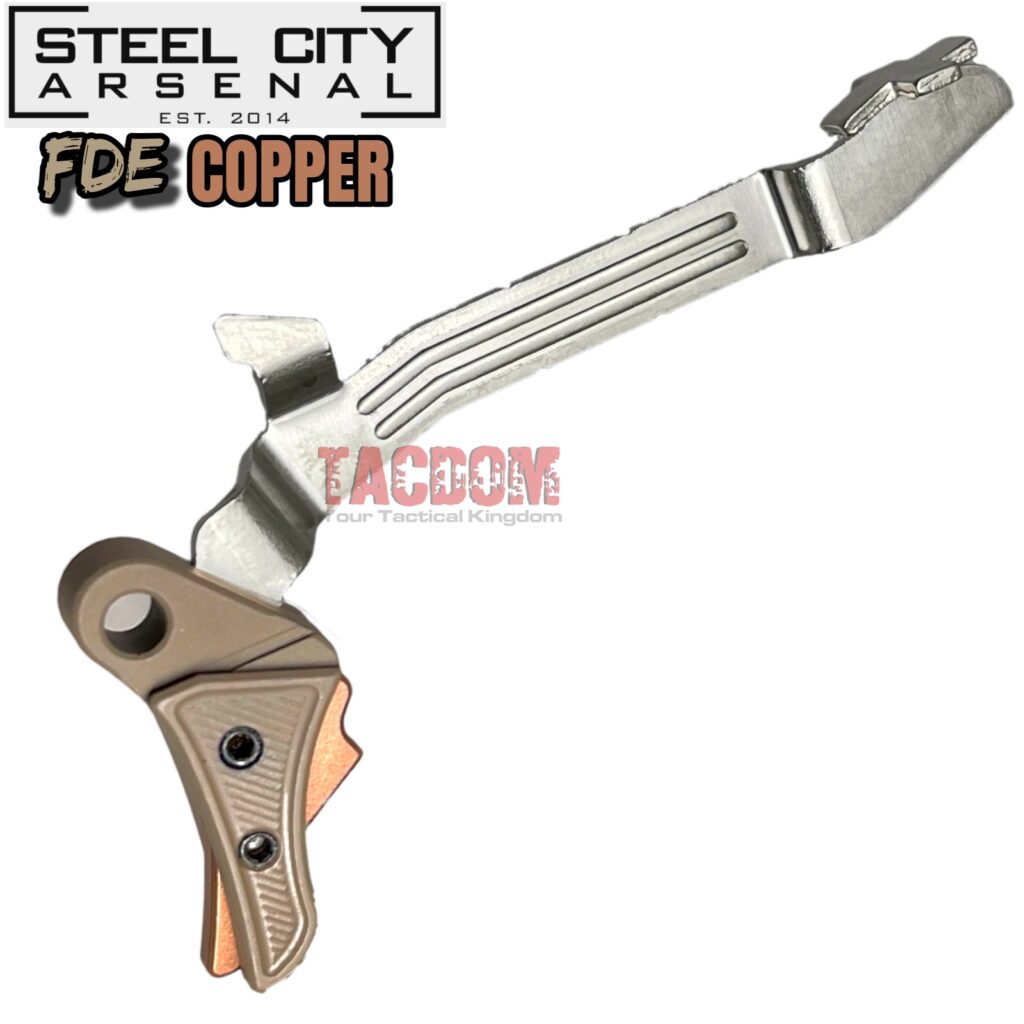 Steel City Arsenal for GLOCK 43 – 43X – 48 TRIGGER “RARE COLOR” FDE ...