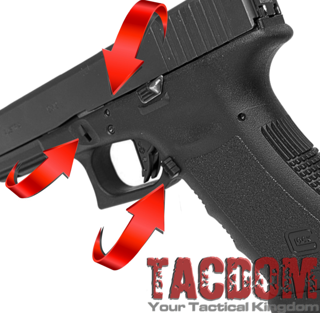 Cross Armory BLACK UPGRADE Performance Kit for GLOCK Gen 1 2 3 Extended ...