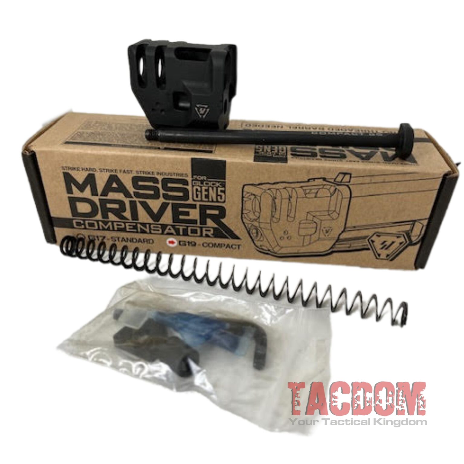 STRIKE INDUSTRIES MASS DRIVER COMP FOR GLOCK GEN 5 19 MODEL – DEMO ...