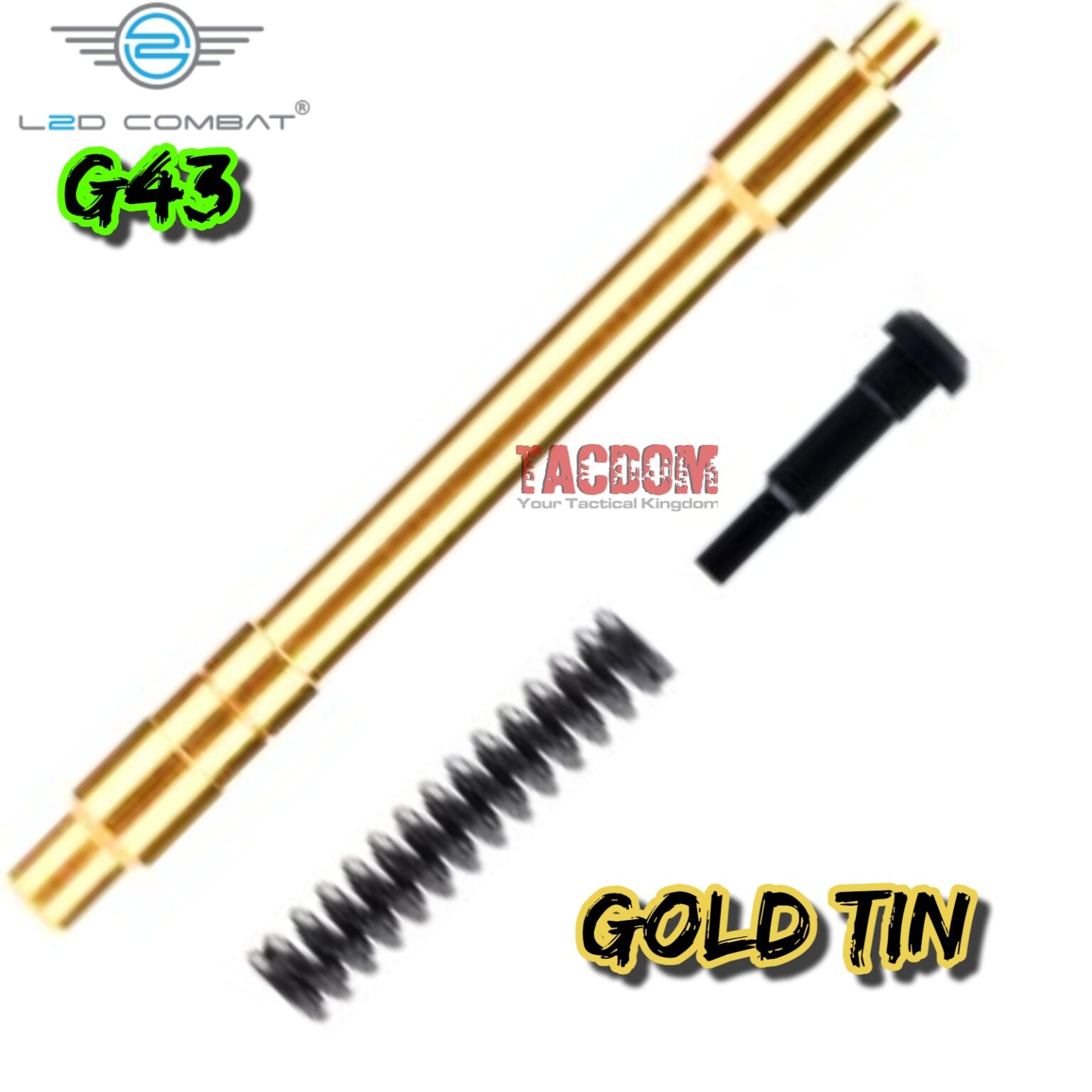 L2D Combat Enhanced Upper Slide Parts Kit For Glock 43 – 43x – 48 GOLD ...