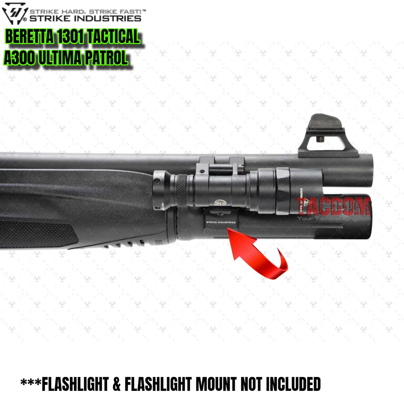 Strike Industries SHOTGUN BARREL CLAMP MOUNT FOR BERETTA 1301 TAC ...