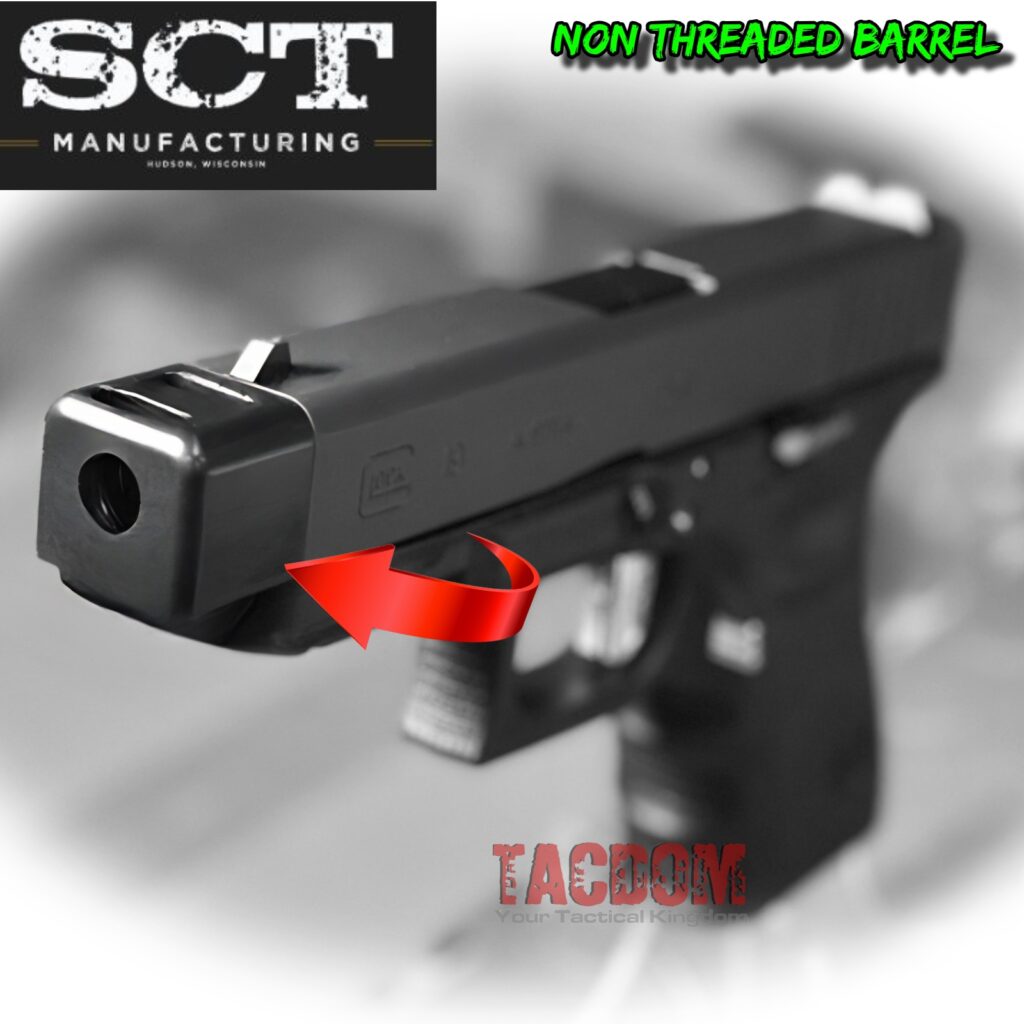 SCT MANUFACTURING THREADLESS BARREL & COMPENSATOR COMBO FOR GLOCK 19 ...