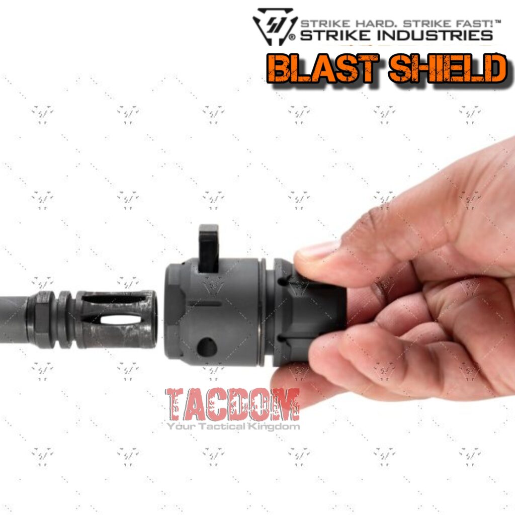 Strike Industries Blast Shield for A2 Birdcage Flash Hider – TACDOM
